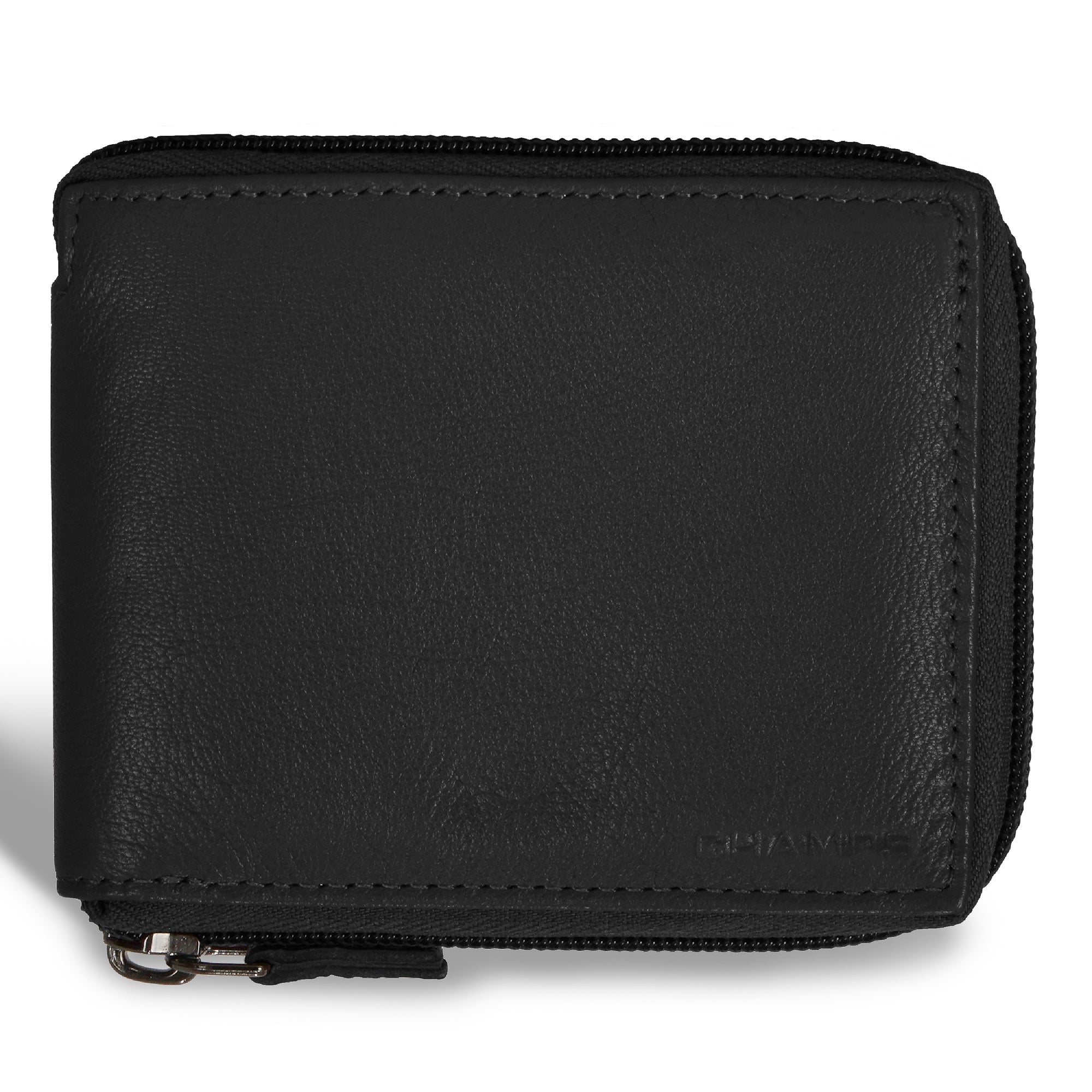 Onyx / Leather Zip Around Wallet *Drop Ship* – Bentley