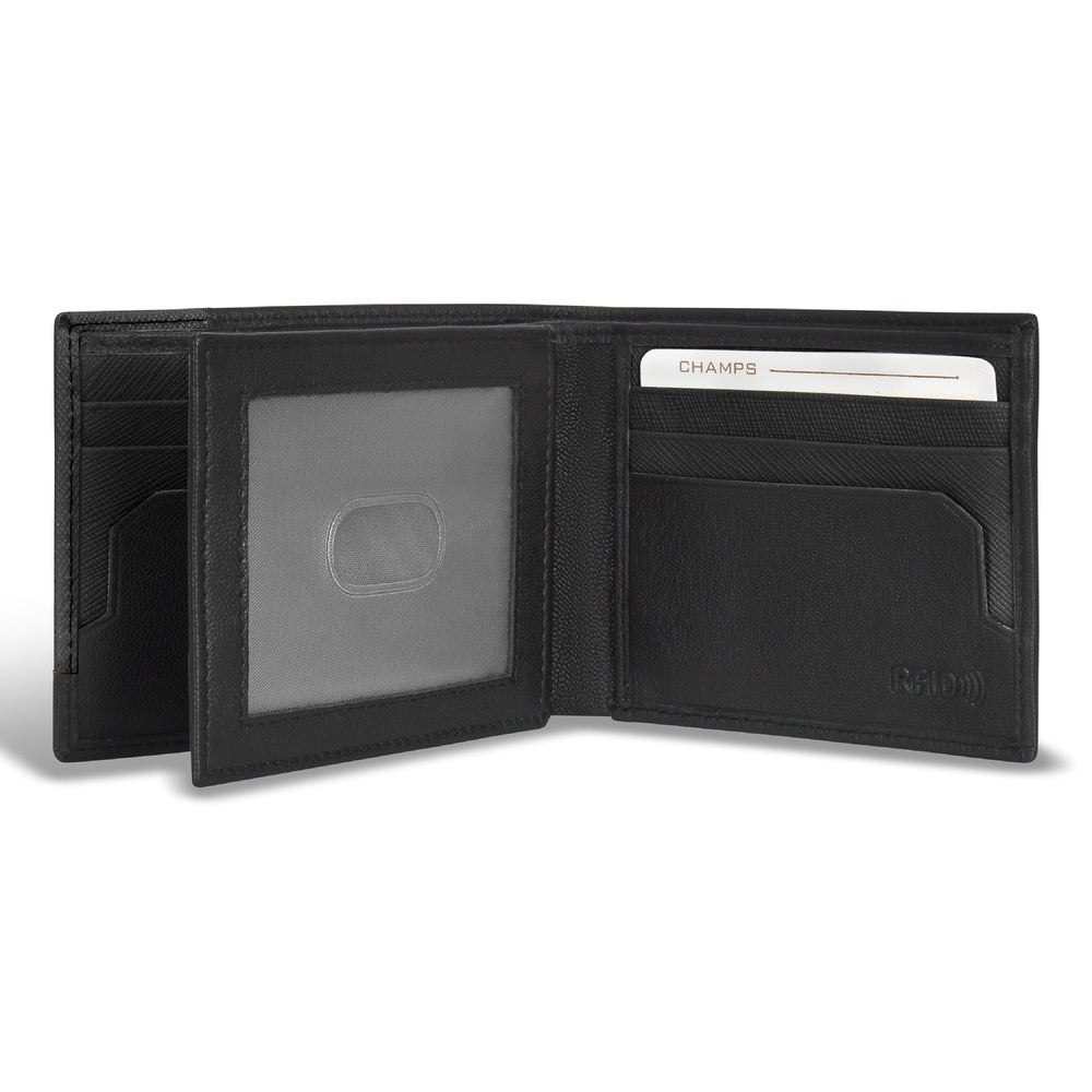 Iconic / Leather Center Wing Wallet – Bentley